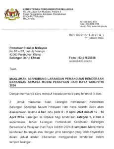 Hari Raya 2024 Operation & Heavy Vehicle Road Ban Notice – VH GROUP ...